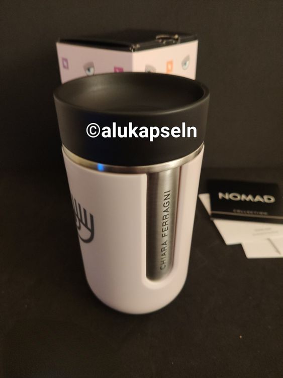 2021 Nespresso x Chiara Ferragni Nomad Travel Mug (Neu und originalverpackt) in Oetwil am See ...