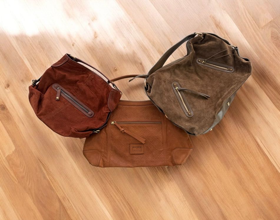 3 Neue Leder Handtaschen Silvio Tossi of Switzerland (Neu (gemäss ...