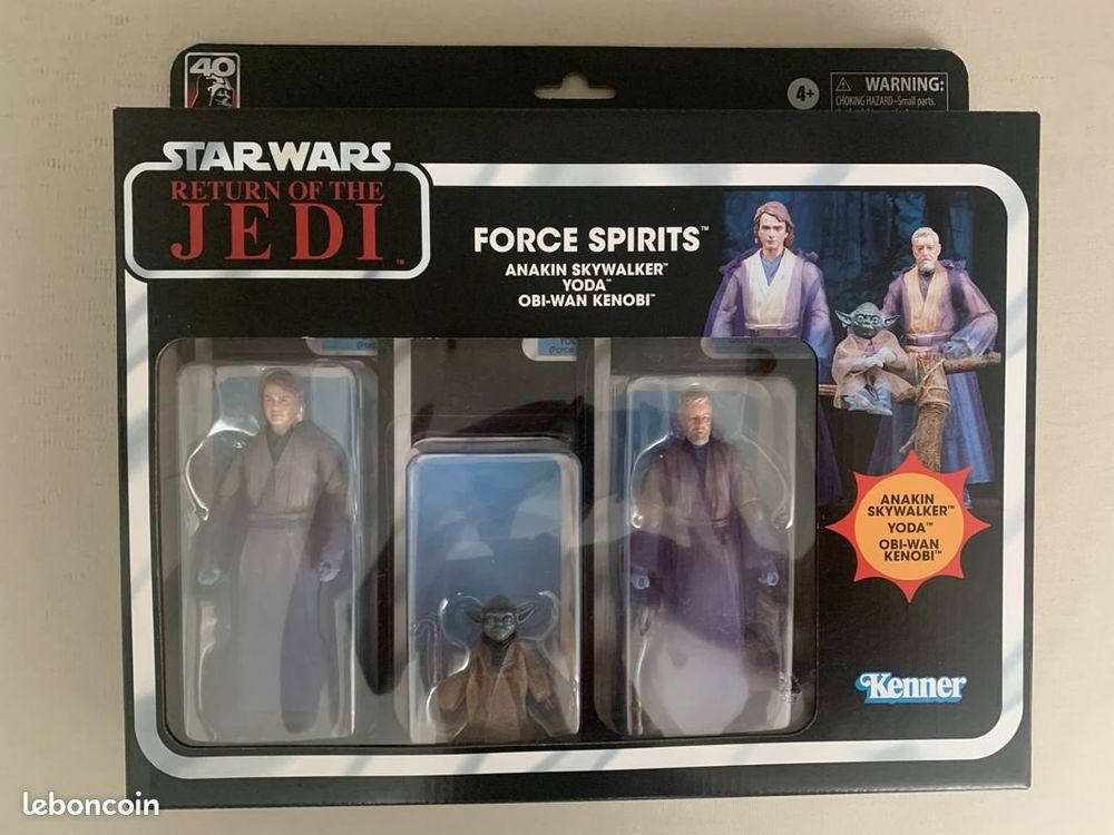 Star Wars Black Series ROTJ 40th 15 cm Force Spirits 3 pack (Neuf avec ...