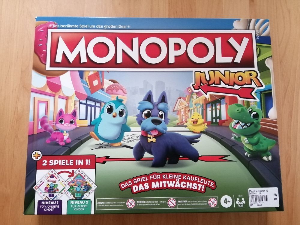 Monopoly Junior - Das Spiel für kleine Kaufleute! Top! (Neu und ...