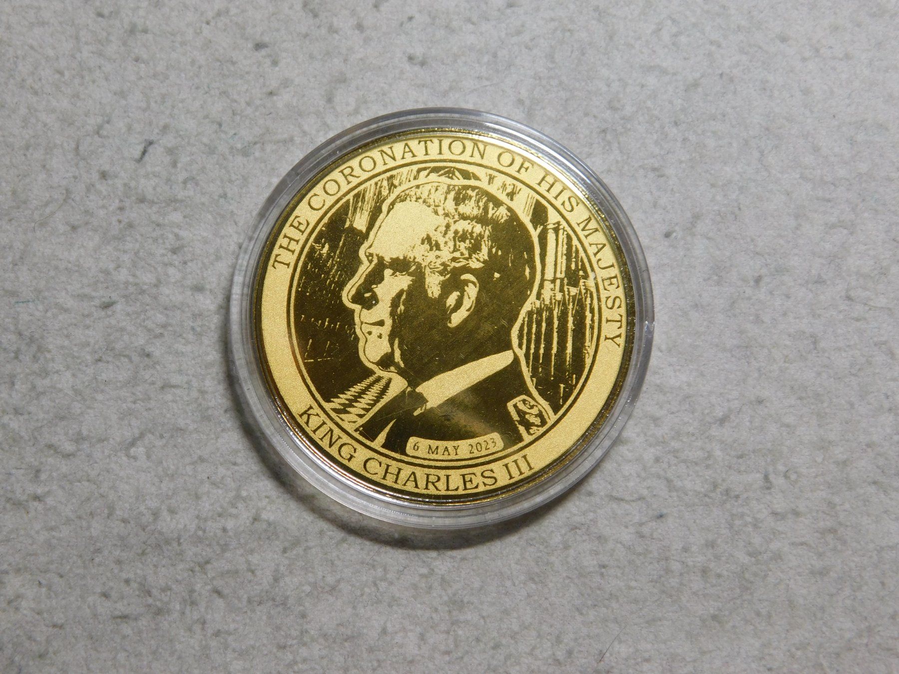 Goldmedaille (1/200 Unze/24k) - König Charles III - Krönung (Neu und ...