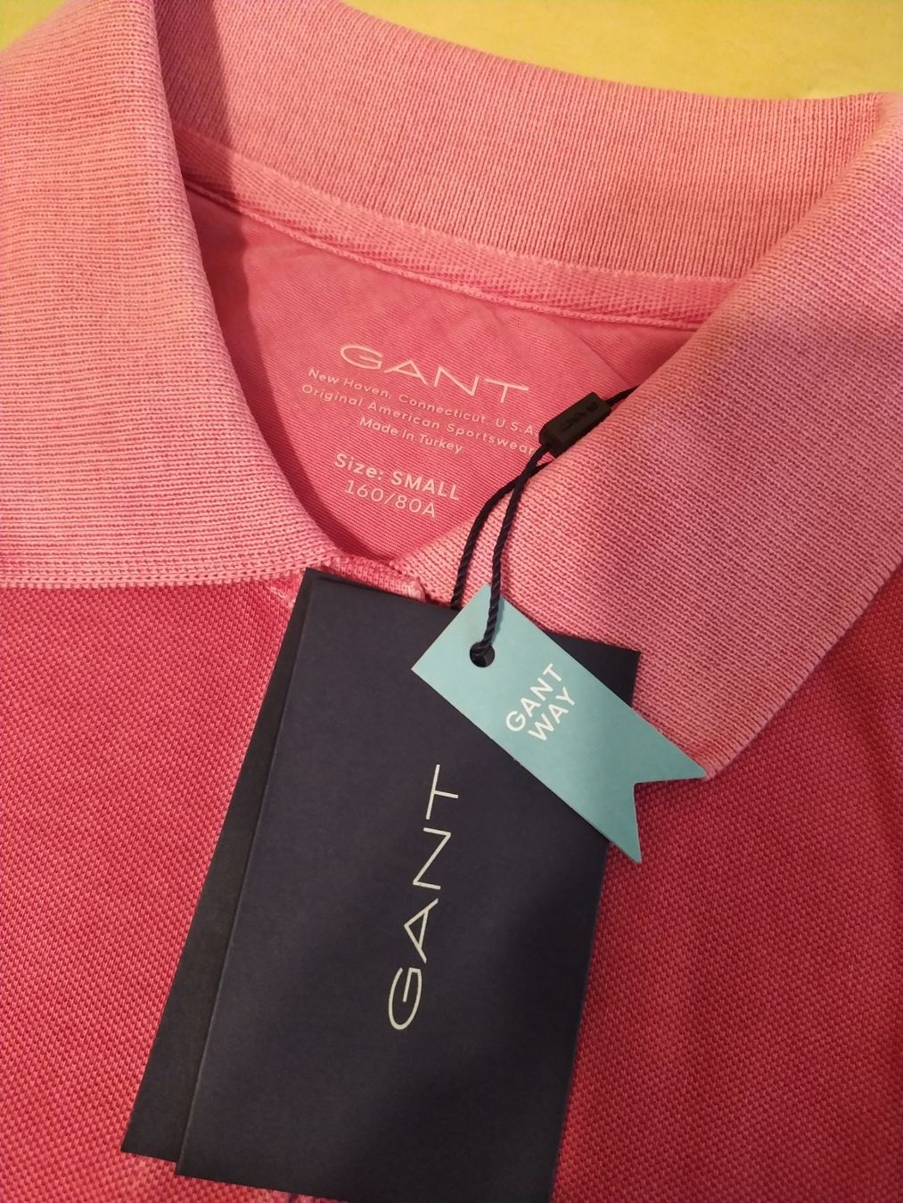 GANT polo piquet sunfaded magenta/pink - NUOVA (Neu und ...