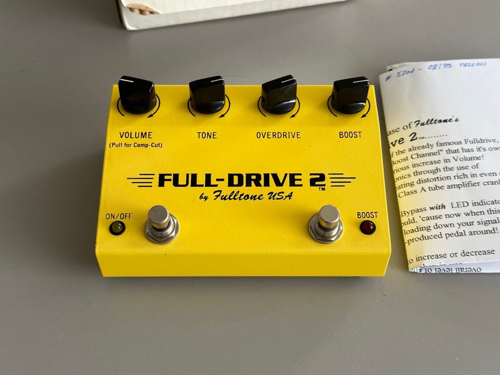 Fulltone Fulldrive 2 Limited Edition Overdrive Effektgerät (Gebraucht ...