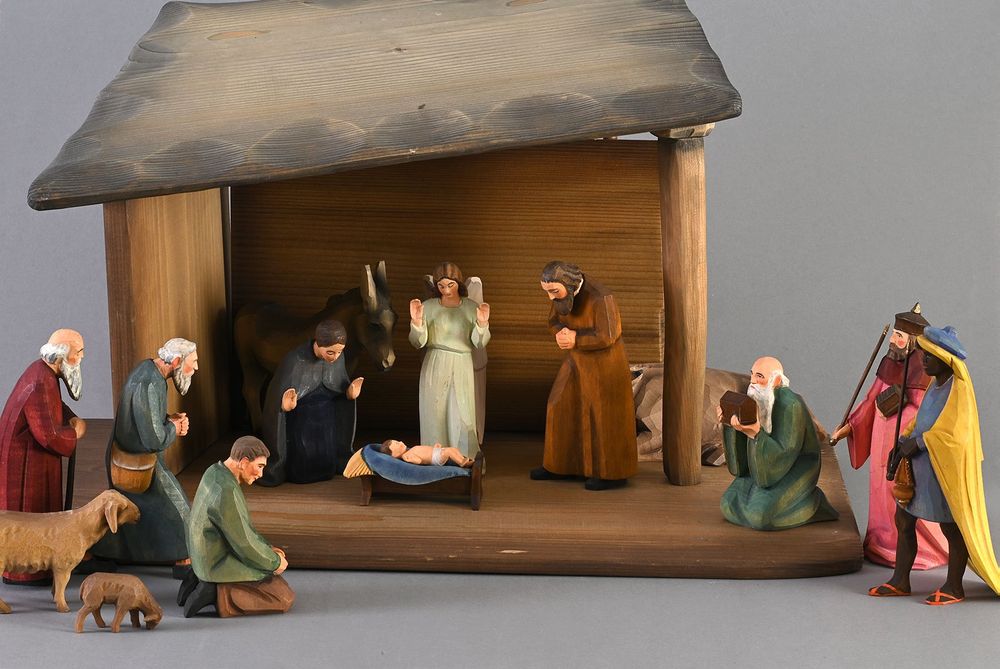 Schöne Huggler Krippe Figuren Brienz, 14 Stück | Kaufen auf Ricardo