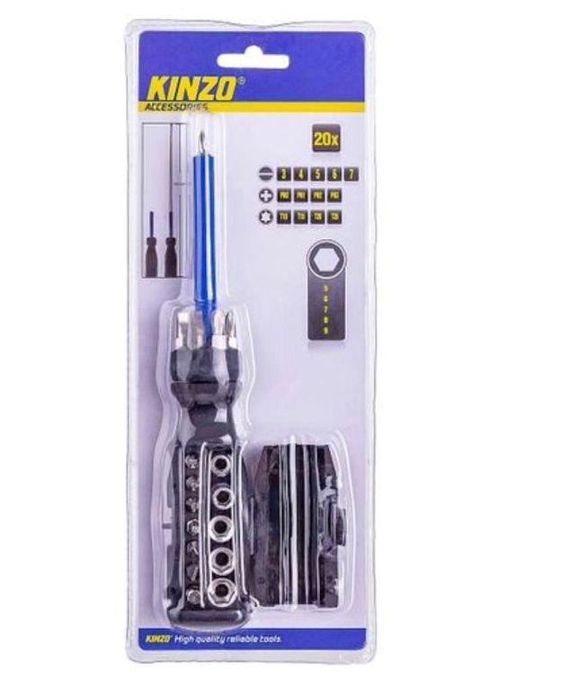 Kinzo Schraubendreher & bits Set 20 tlg. (Neu und originalverpackt) in ...