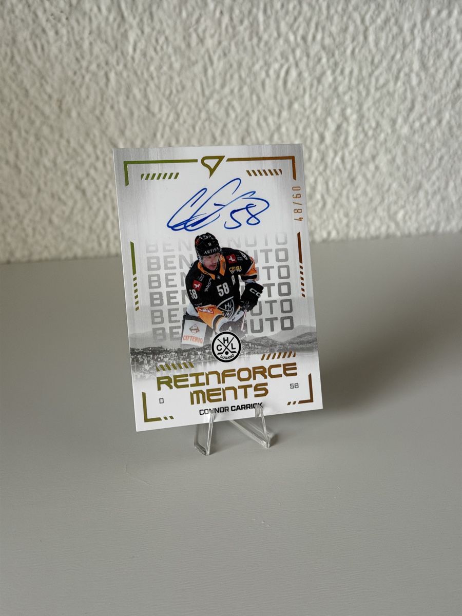 Carte de Hockey Connor Carrick signée, édition limitée! (Neuf (Voir ...