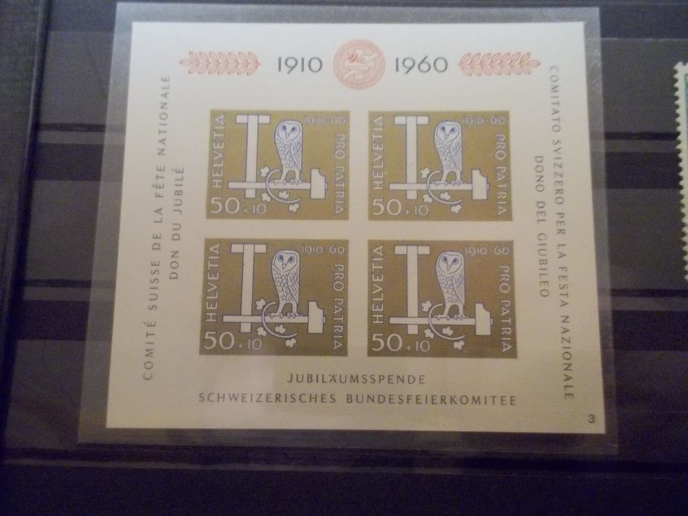 Block Pro Patria 1960 ** (Gebraucht) in Niederwil AG für CHF 1.5 – mit Lieferung auf Ricardo kaufen