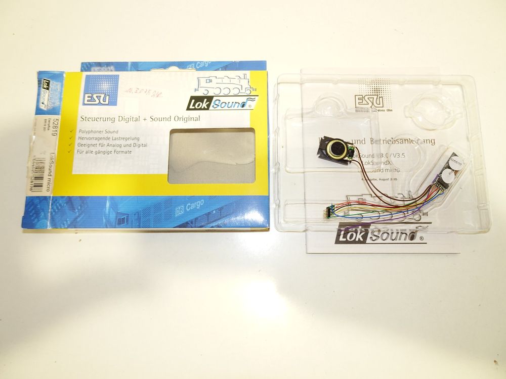 ESU Lok Sound V3.0 / V3.5 Dampflok Br 18 201 Nr. 52819 | Kaufen auf Ricardo