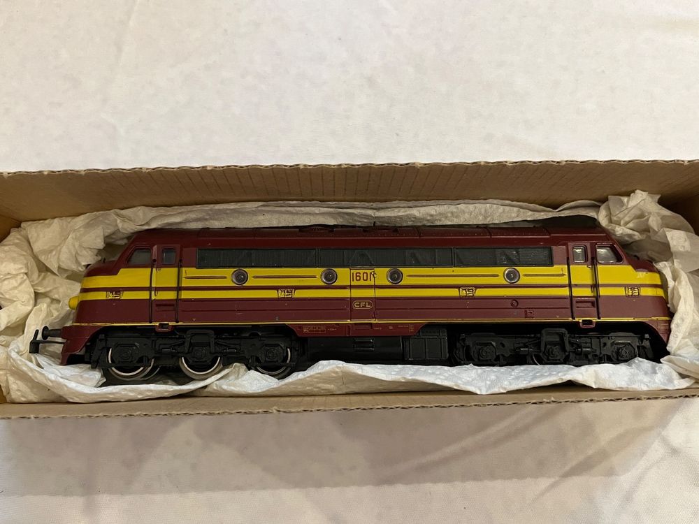 Märklin 3134 CFL 1601 weinrote Luxembourg Diesellok Metall (Gebraucht ...