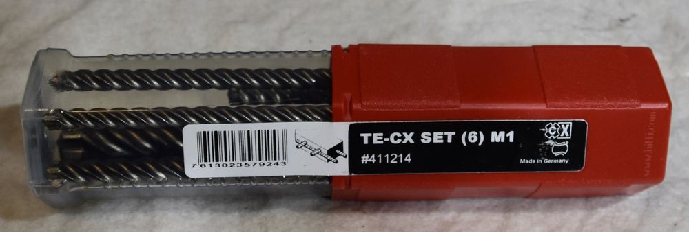 Hilti TE-CX Set (6) M1 Hammerbohrerset SDS-Plus NEU (Neu und ...