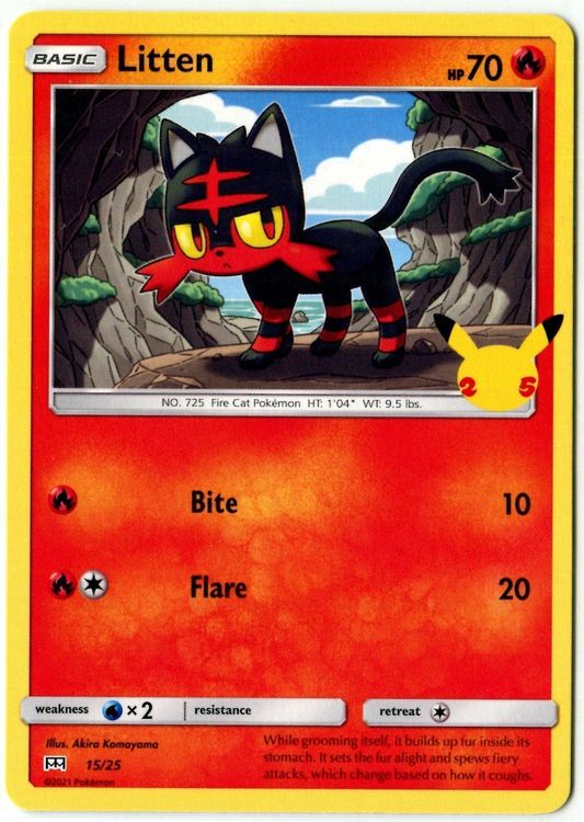 Litten McDonald's Pokémon Promo 15/25 (Neu (gemäss Beschreibung)) in ...