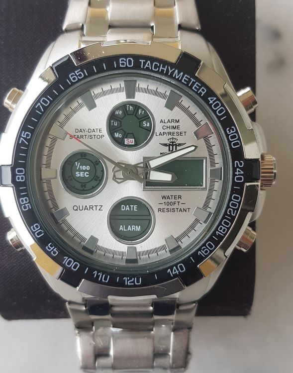 MICHAEL JOHN Montre NEUVE chronographe. (Neu und originalverpackt) in ...