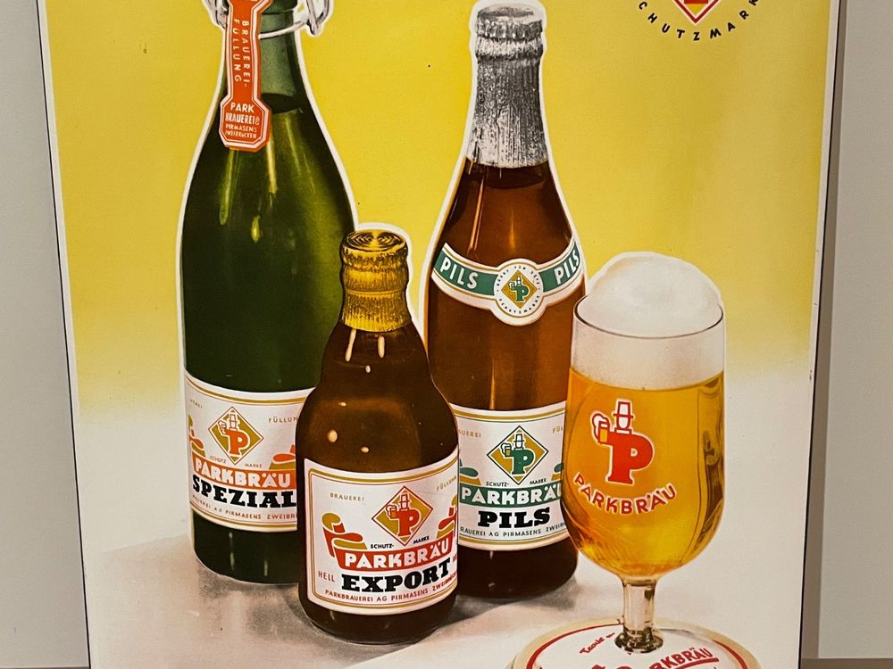 Parkbräu Bier Emailschild (Gebraucht) in Bubikon für CHF 425 – mit ...
