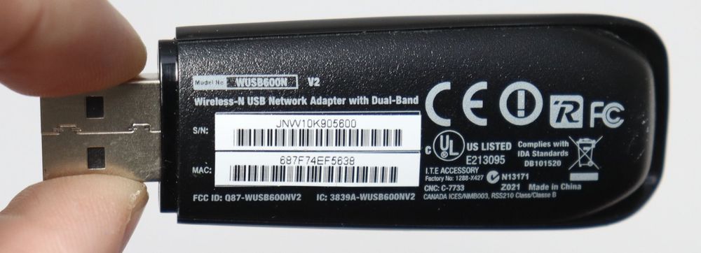 Cisco Linksys Wireless-N WUSB600N Wlan Wifi USB Stick (Gebraucht) in ...