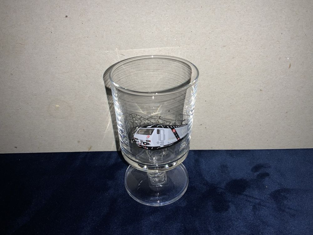 TRINKGLAS SCHWEIZER EISENBAHN SBB RE 460 084-7 (Neu (gemäss Beschreibung)) in Frauenfeld für CHF ...