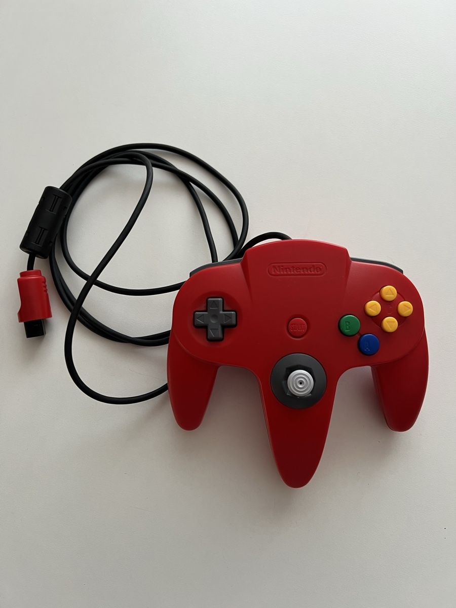 Nintendo 64 N64 Controller Rot - Top Zustand! Retro 🕹️ (Gebraucht) in ...