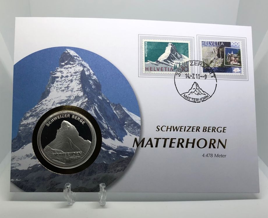 MATTERHORN SCHWEIZER BERGE Médaille Versilbert (Gebraucht) in Hauterive NE für CHF 20 – mit ...