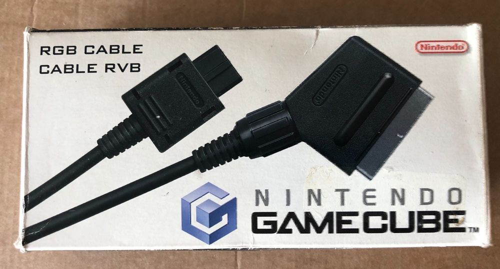 Original Nintendo Game Cube RGB Kabel (Gebraucht) in Kestenholz für CHF ...