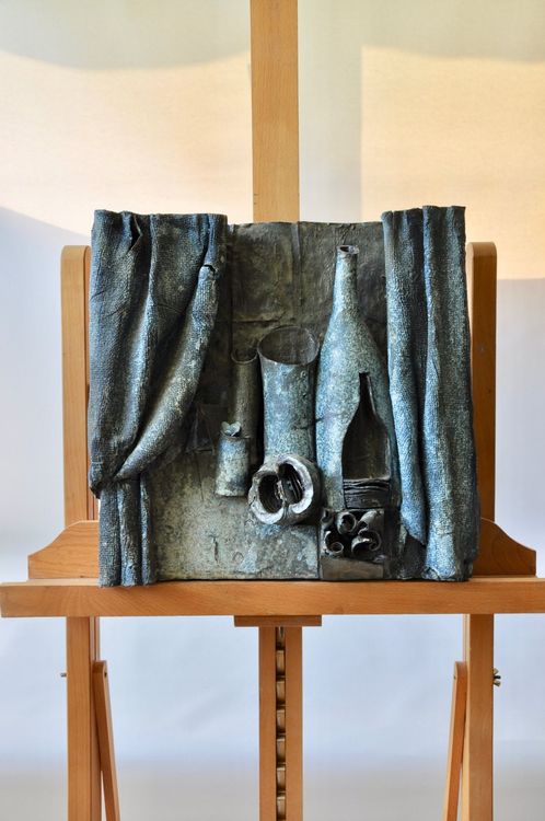 Maja von Rotz-Kammer Wandkeramik "Dunkles Stillleben" 1975 (Gebraucht ...