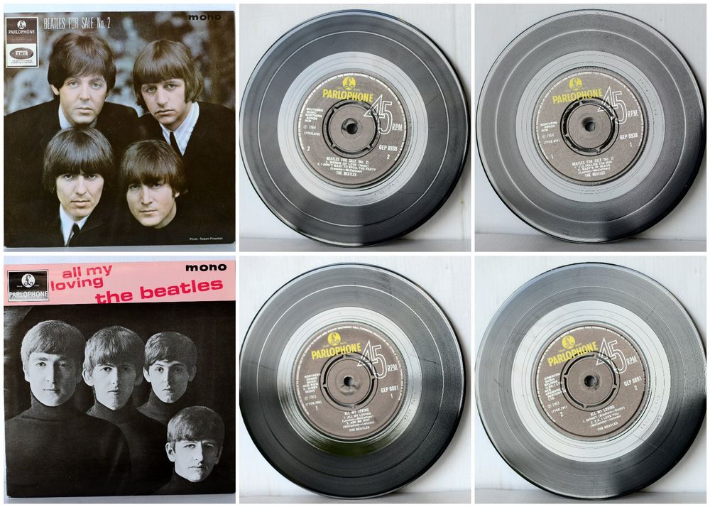 Lot de 16 vinyles 45T The Beatles (Gebraucht) in Neuchâtel für CHF 153 ...