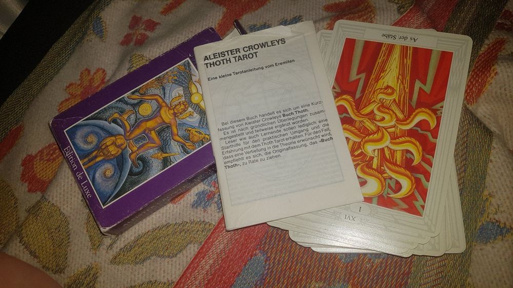 Aleister Crowley Original Thoth Tarot, Edition de Luxe (Gebraucht) in ...