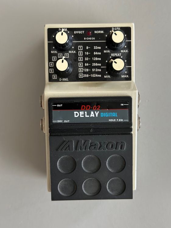 MAXON DELAY DIGITAL DD-02 Effect hochwertiges Delaypedal (Gebraucht) in ...