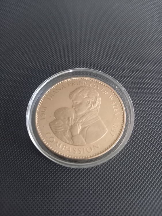 Médaille commémorative Diana , Princesse of Wales 1961-1997 (Neu ...