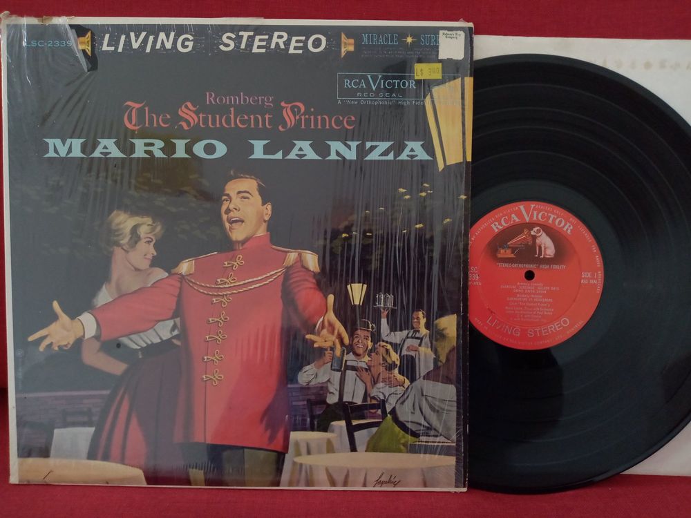ROMBERG: The Student Prince, Mario LANZA; RCA Living Stereo (Gebraucht ...