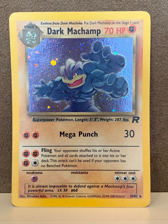 10/82 Dark Machamp Holo ENG Pokemon Team Rocket | Kaufen auf Ricardo