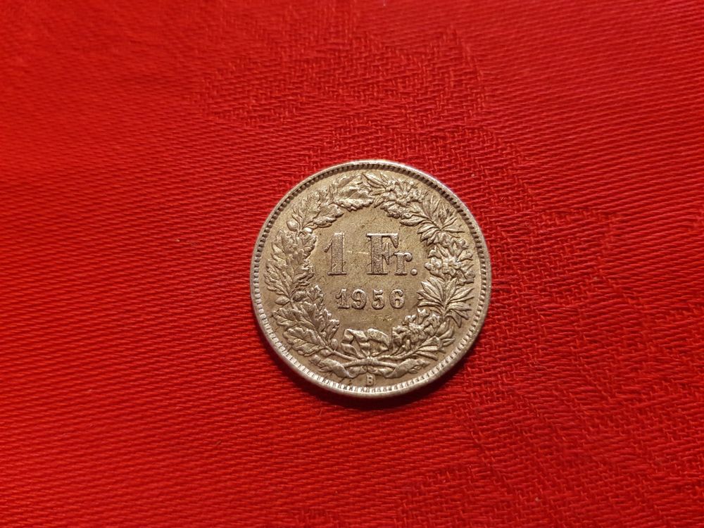Piece 1fr argent 1956 | Kaufen auf Ricardo