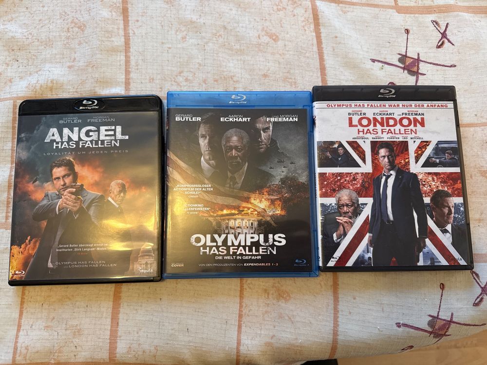 Blu-ray-Trilogie: Olympus, London, Angel Has Fallen – Top! (Gebraucht) in Schaffhausen für CHF ...