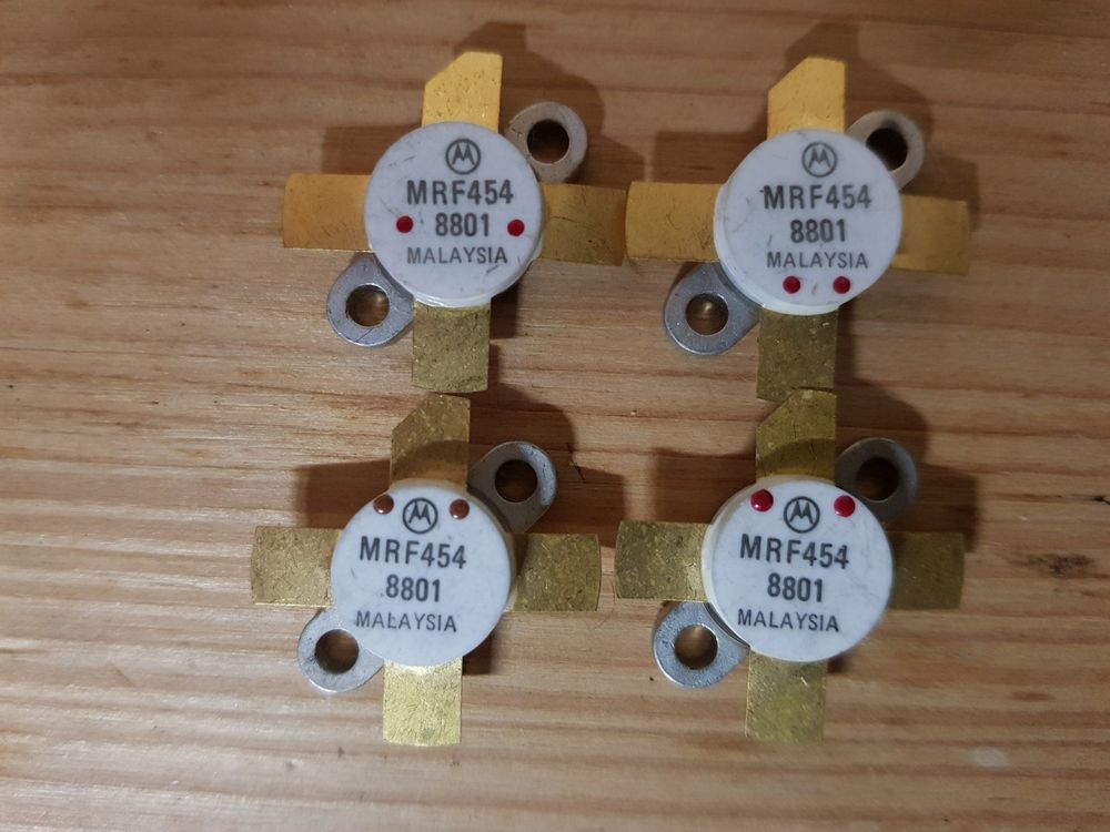 Motorola HF Power transistor MRF454 4 pc (Gebraucht) in Plan les Ouates ...