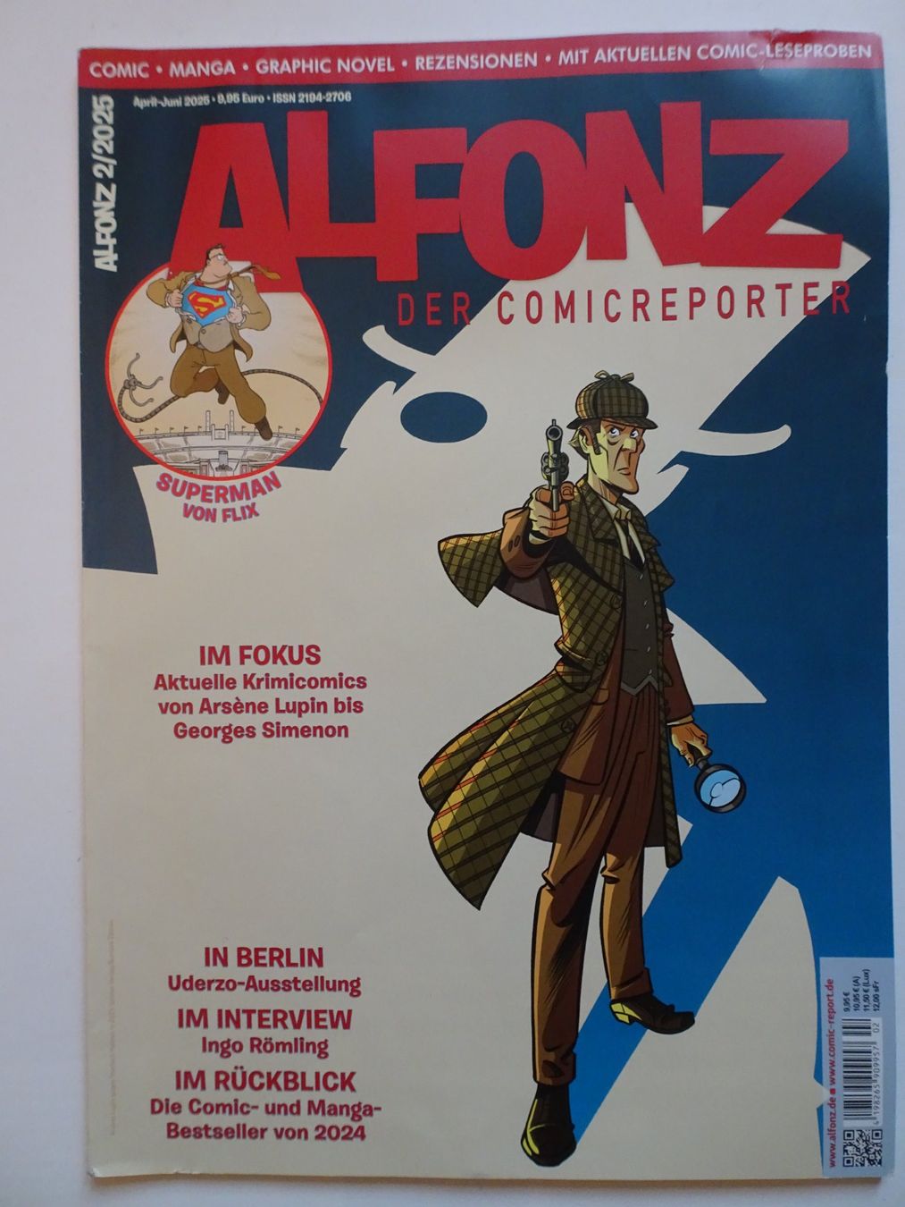 Alfonz Comicreporter 2/2025 mit Superman von Flix! Top! (Gebraucht) in ...