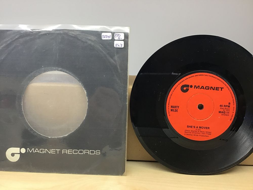 Marty Wilde - She's A Mover / All Night Girl (Vinyl) (Gebraucht) in ...