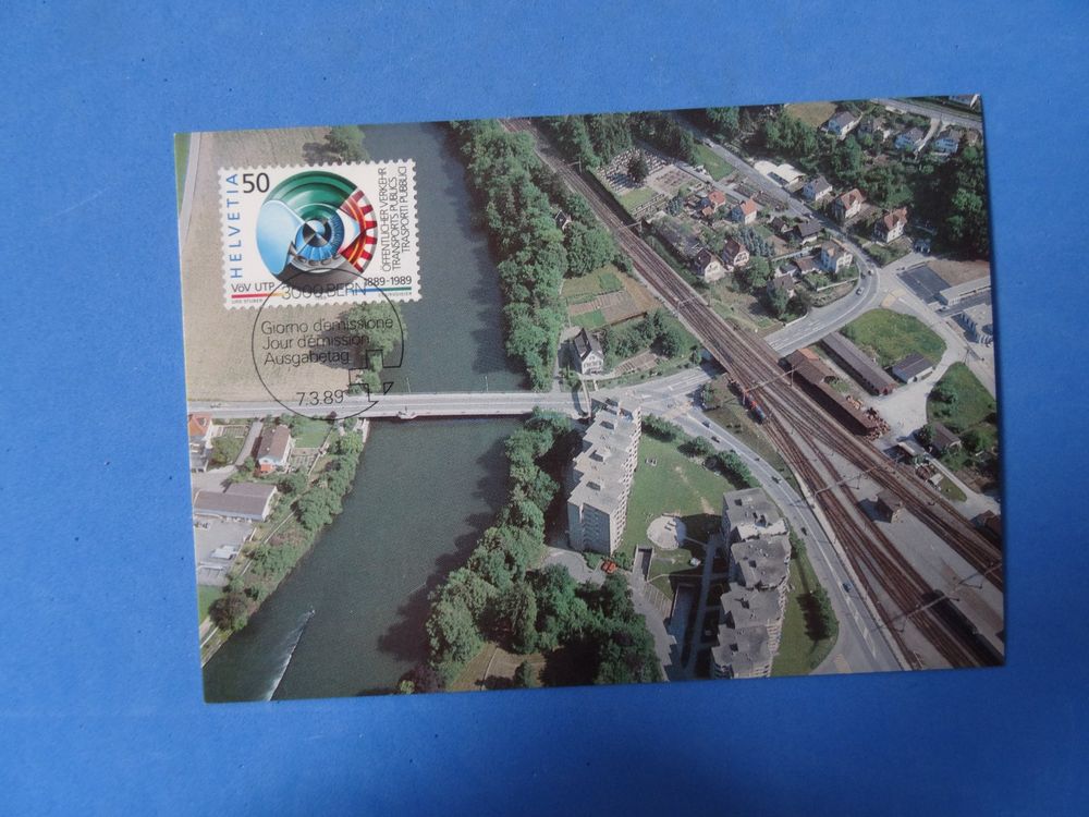 MK 1989 100 Jahre öffentlicher Verkehr (Neu (gemäss Beschreibung)) in Bürchen für CHF 1 – mit ...