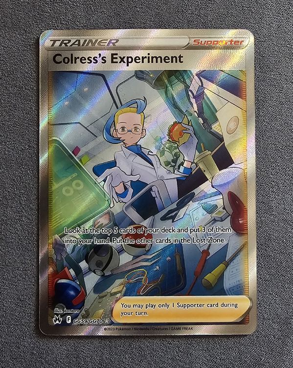 Carte Pokémon colress’s Experiment Full Art GG59/GG70 (Neu (gemäss ...