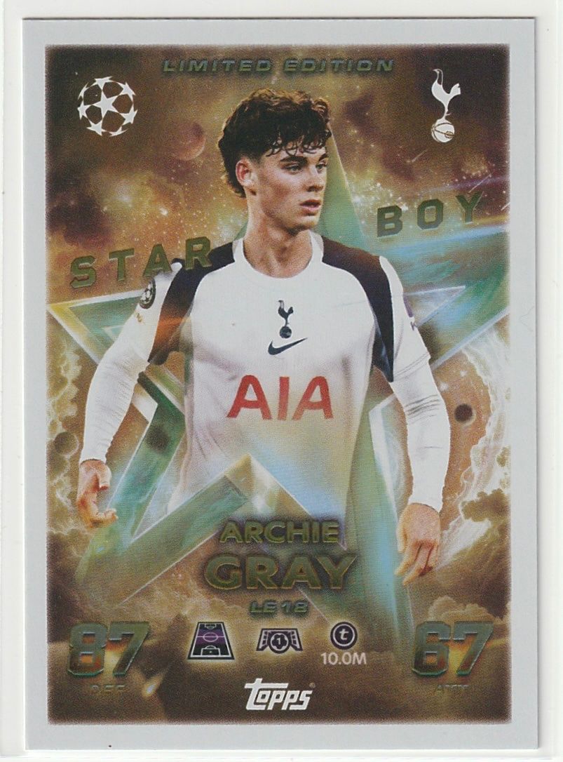 Topps Match Attax UCL 25/26 Archie Gray (LE 18) (Neu (gemäss ...