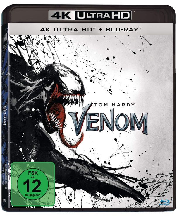 Venom (2018) 4K UHD+BD/Tom Hardy/Michelle Williams/Riz Ahmed (Neu ...