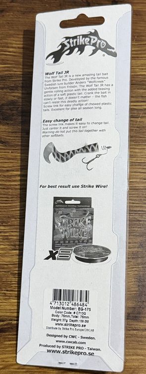 Strike Pro Wolftail Jr. - Jerkbait - 16 cm, 37 gr (Neu und ...