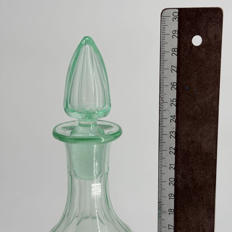 Service verre ouraline uranium UV carafe et 9 verres ancien (Gebraucht ...