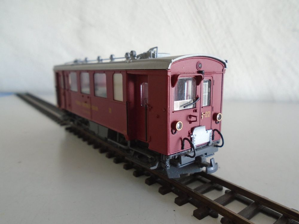 Bemo H0m Metal Collection: FO-Benzintriebwagen CFm 2/2 22 (Gebraucht ...