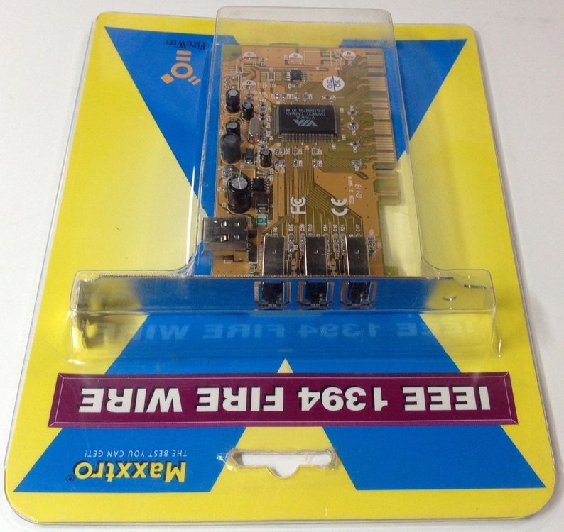 Maxxtro JF-201 IEEE-1394 FireWire Karte PCI 3+1-Port 6-Pol | Kaufen auf ...