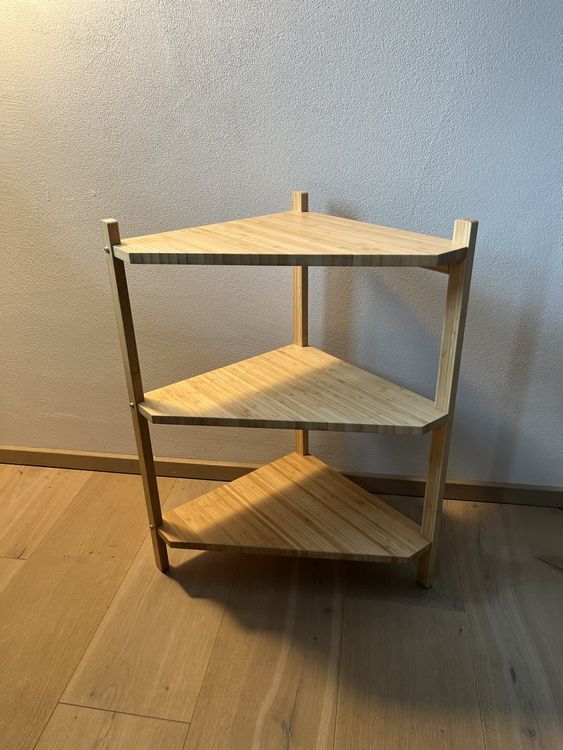 Bamboo Corner Shelf Unit 3 Tiers | Kaufen auf Ricardo