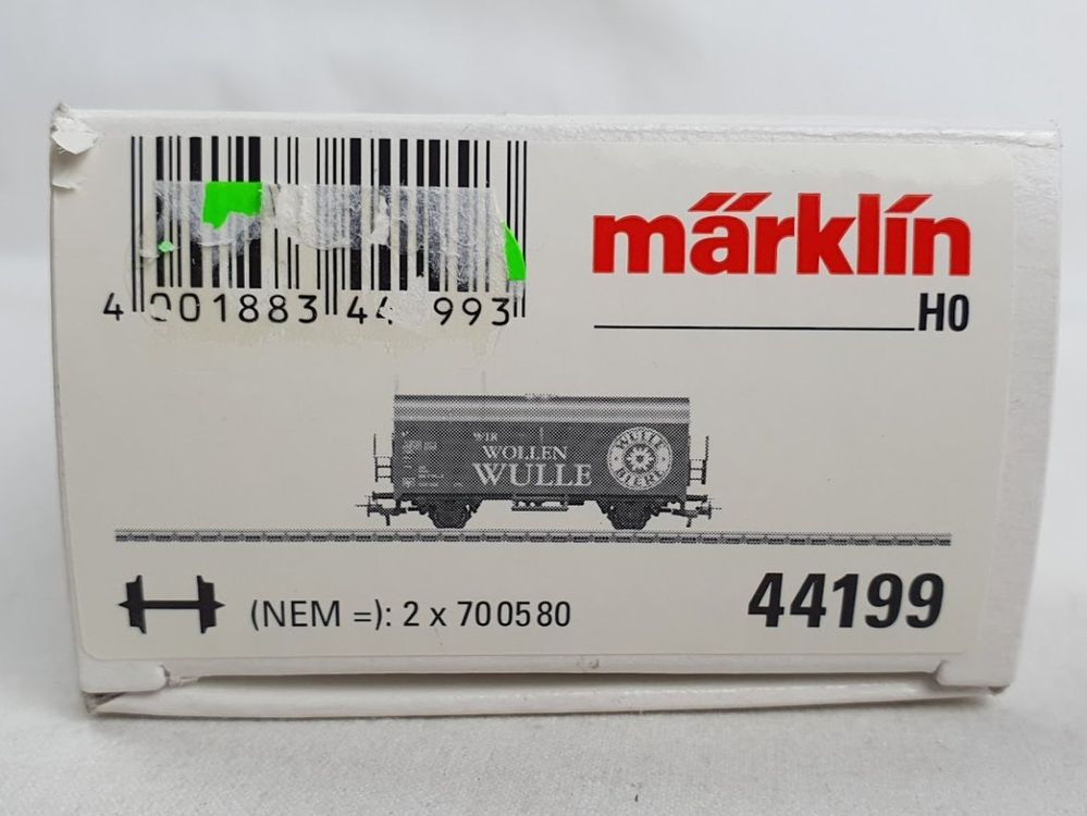 Märklin 44199 DB Kühlwagen "Wulle Bier" neuwertig, OVP (Neu (gemäss ...