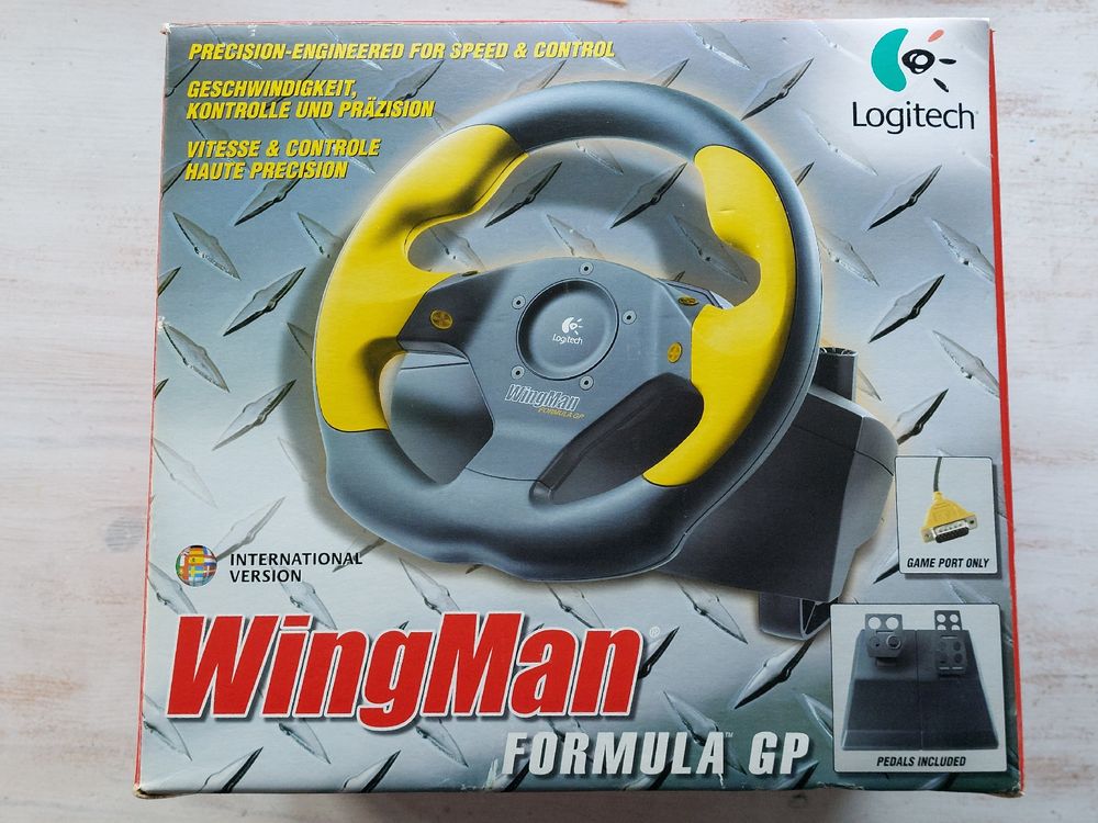 Logitech WingMan Formula GP, pedals included (gameport only) (Gebraucht ...