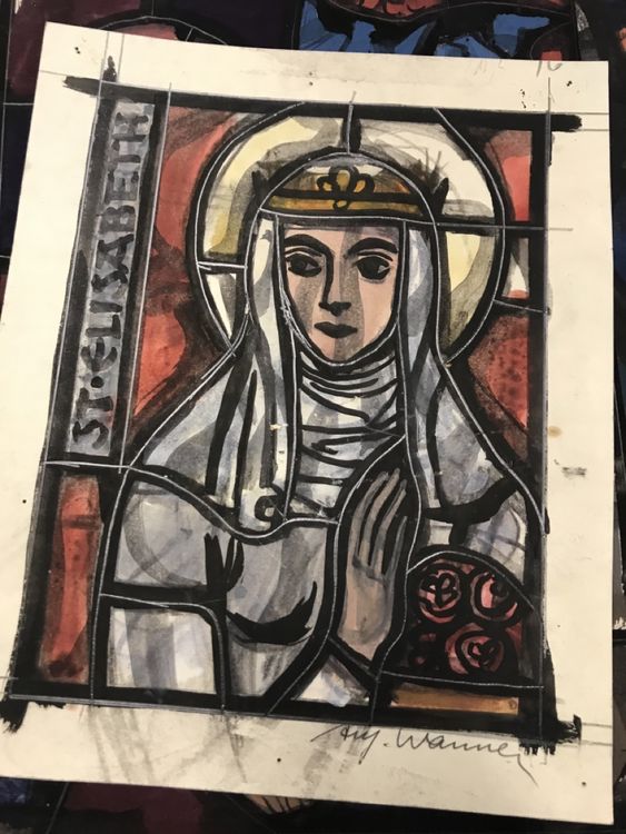 August Wanner (1886-1970) Entwürfe Glasbilder Aquarelle (Gebraucht) in Frasnacht für CHF 250 ...