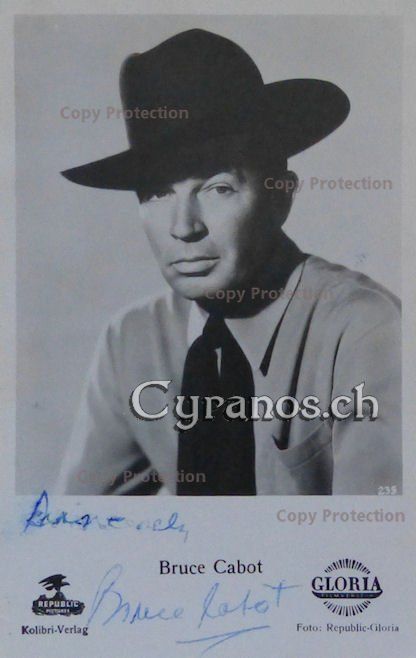 Bruce Cabot (1904-1972) Schauspieler - Autogramm KING KONG (Gebraucht ...