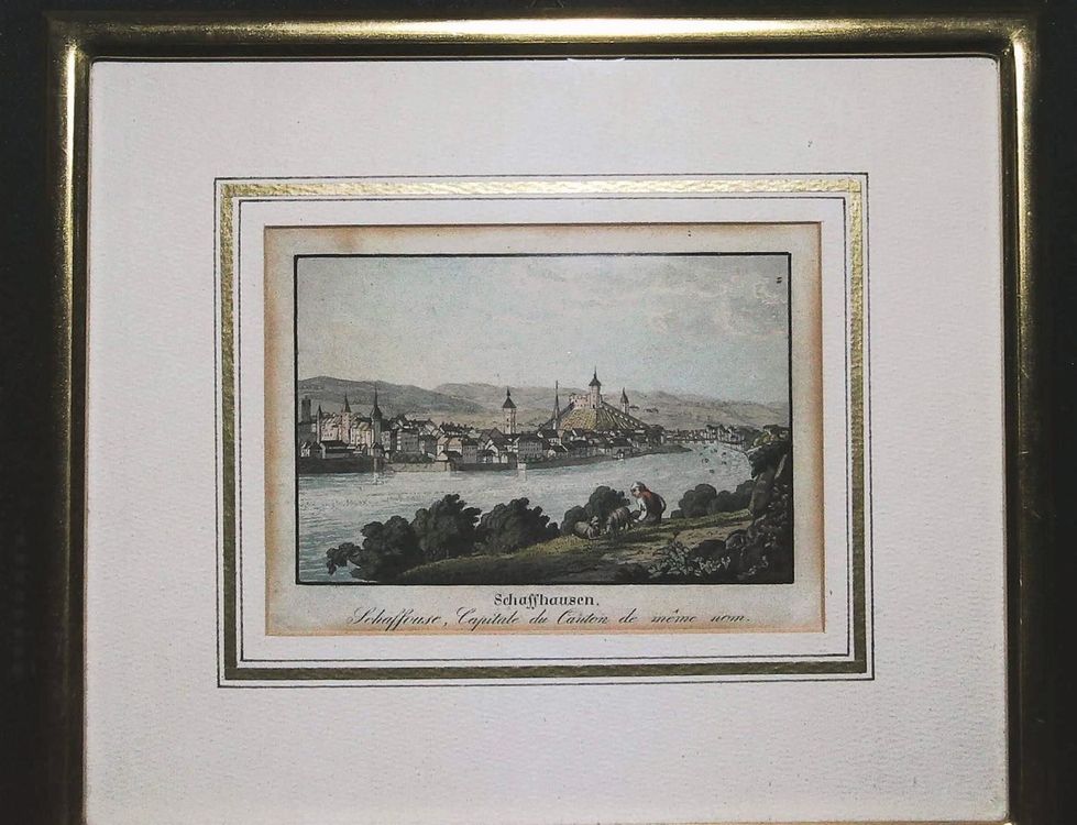 Schaffhausen Aquatinta von Trachsler (Gebraucht) in Rafz für CHF 60 – mit Lieferung auf Ricardo ...