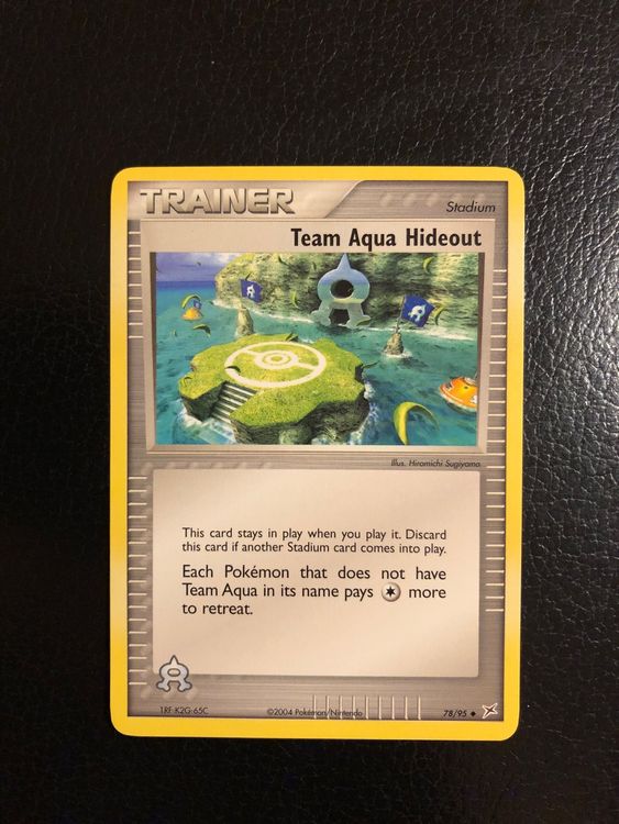 Ex Team Magma vs. Team Aqua - Team Aqua Hideout 78/95 NM | Kaufen auf Ricardo