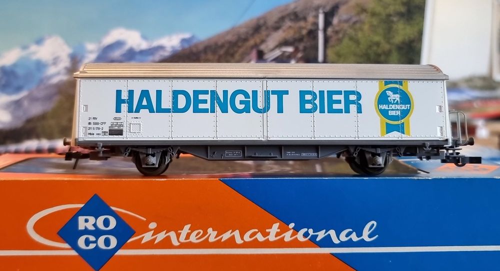 ROCO, SBB Schiebewandwagen, Haldengut Bier, Nr. 4340 D (Neu und ...